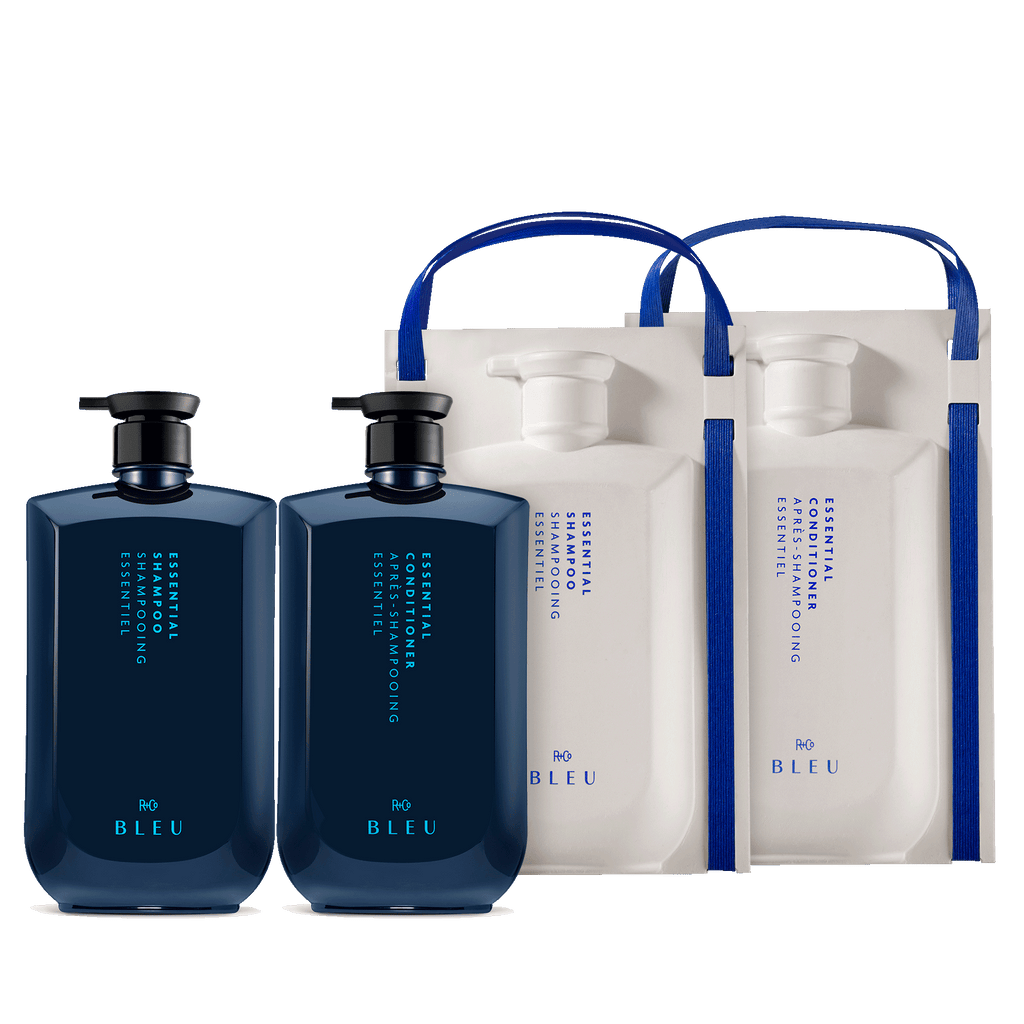 BLEU Essentials Shampoo & Conditioner Liter Set – R+Co Pro