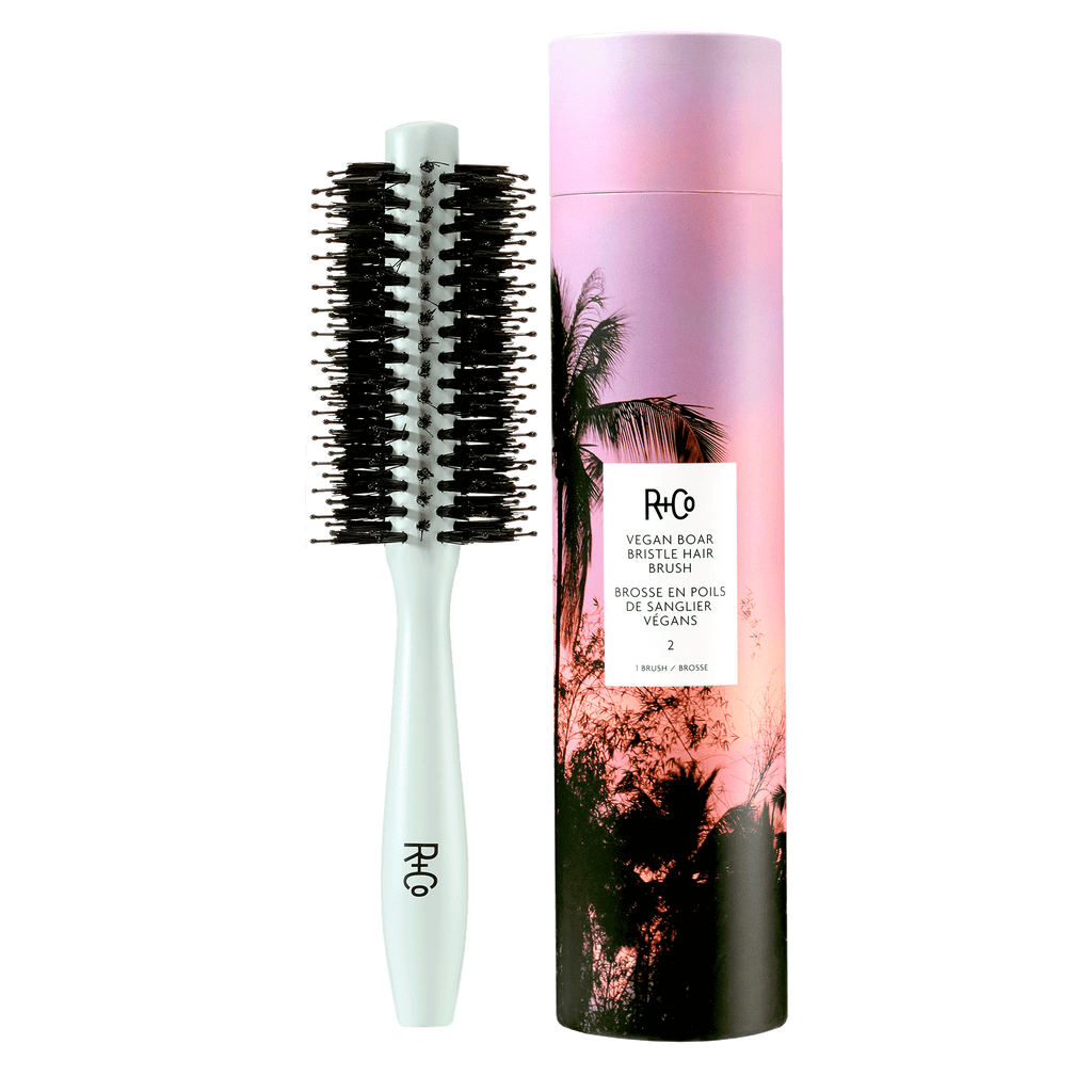 Vegan Boar Bristle Hair Brush #2 – R+Co Pro